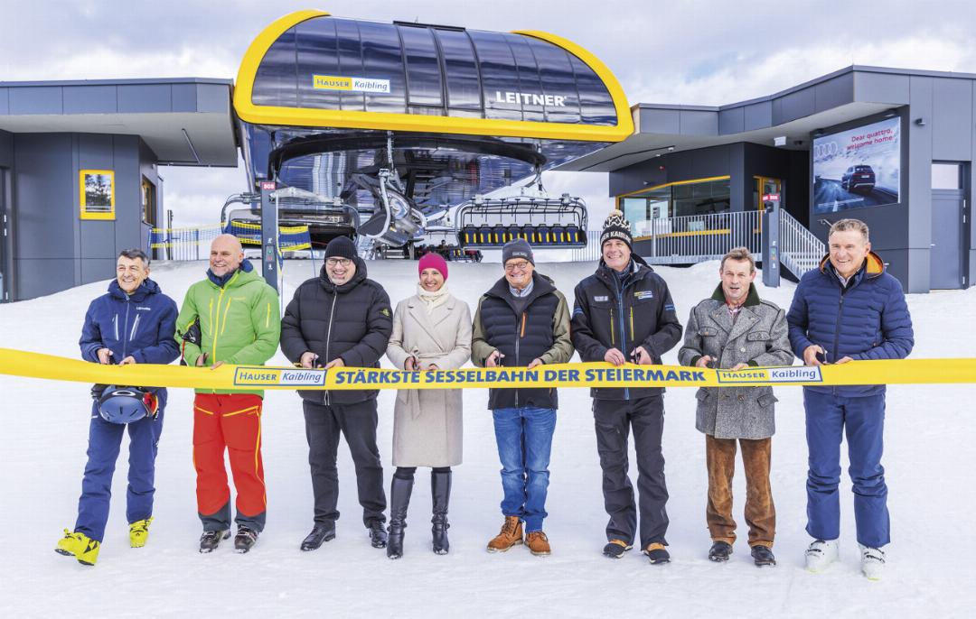 Hauser Kaibling weiht Kaiblinggrat-Bahn ein